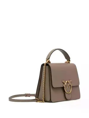 Pinko Love Birds Leather Shoulder Bag