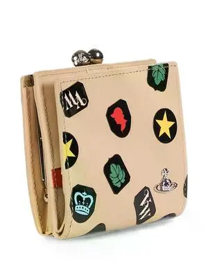 VIVIENNE WESTWOOD Graphic-print Orb-plaque Wallet