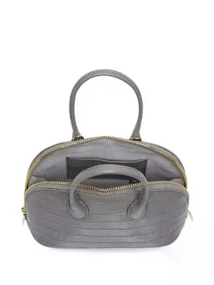 SELF-PORTRAIT Croc-embossed Leather Mini Bag