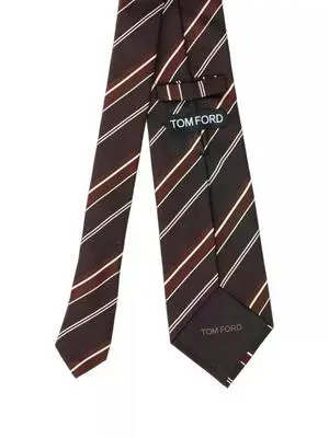 TOM FORD Striped Silk Tie