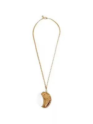 Moschino Pendant-detail Necklace - Gold