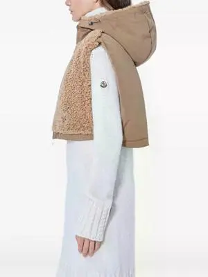 Moncler Sherpa-textured Hooded Jacket
