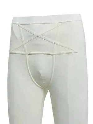 Rick Owens Pentagram-detail Thermal Leggings