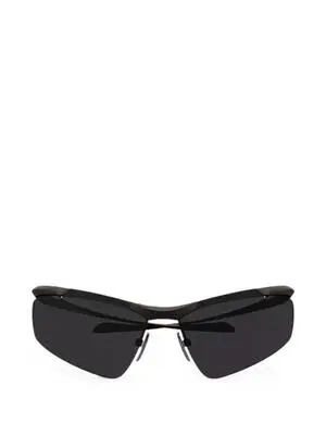 Balenciaga Boomerang Geometric-frame Sunglasses - Black