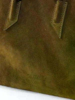 Attico La Passeggiata Asymmetrical Suede Tote Bag