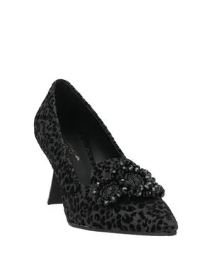 TOSCA BLU Leopard-print Crystal Embellished Pumps