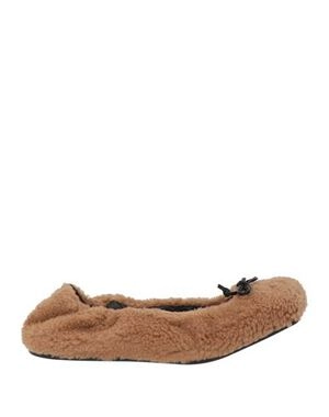 VIC MATIE Ballet Flats Sand Size Textile Fibers - Beige