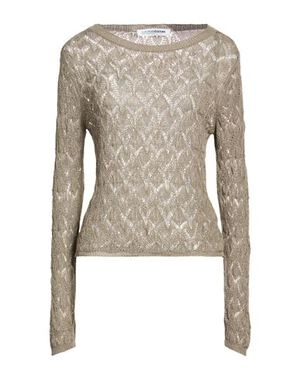European Culture Sweater Taupe Size Viscose, Polyamide - Grey