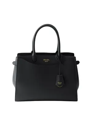 Prada Prelude Leather Top Handle Bag