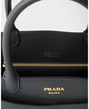 Prada Prelude Leather Top Handle Bag