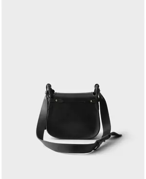 Prada Corsaire Mini Aged Leather Shoulder Bag