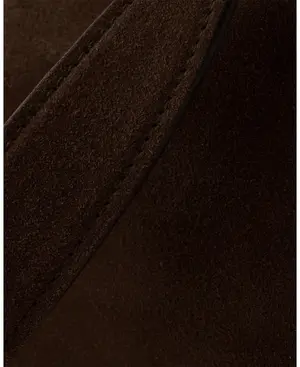 Prada Aimee Medium Suede Shoulder Bag
