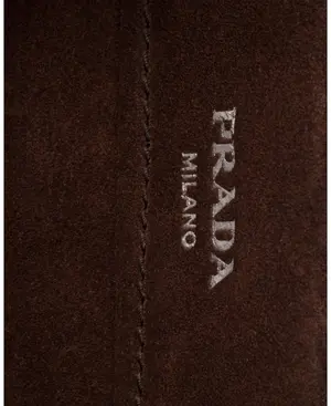 Prada Medium Suede Tote Bag