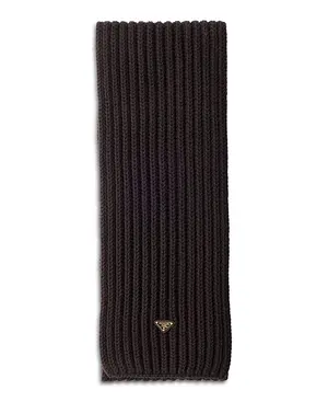Prada Wool Scarf - Dark Brown