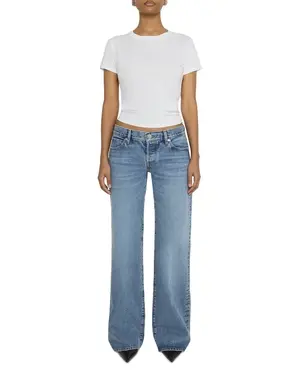 FRAME The Pixie Low Rise Bootcut Jeans