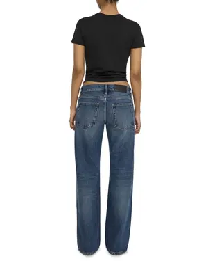 FRAME The Pixie Low Rise Bootcut Jeans