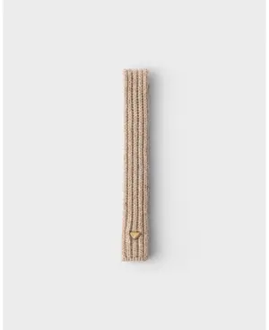Prada Wool And Mouline Cashmere Scarf