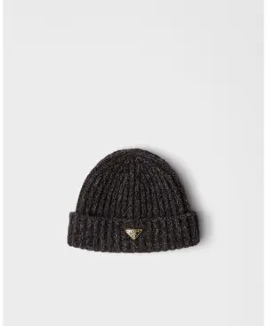 Prada Mouline Cashmere And Wool Beanie