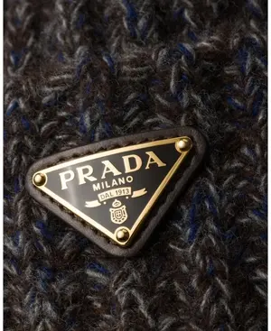 Prada Mouline Cashmere And Wool Beanie