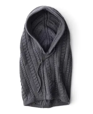 Prada Wool Balaclava - Grey