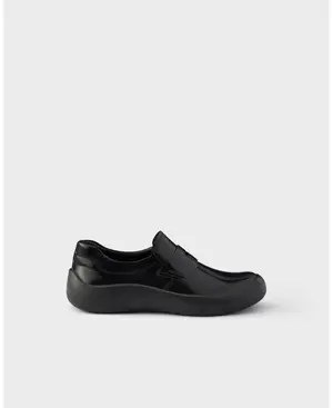 Prada Brushed Leather Loafers