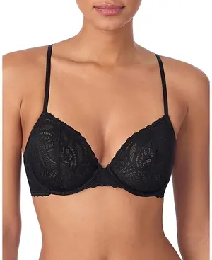 Dkny Deco Lace Unlined Bra - Black