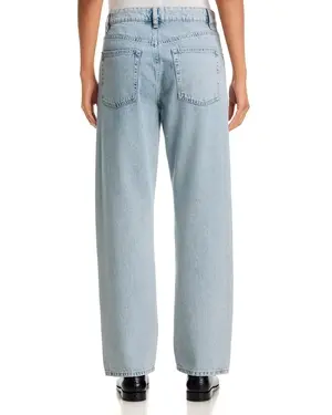 FRAME The Essential Mid Rise Jeans - Air