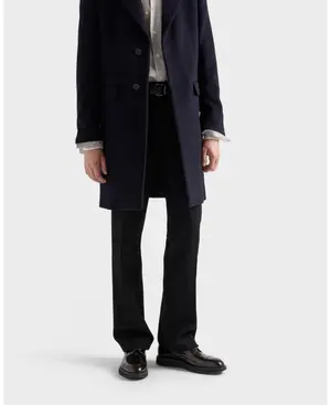 Prada Leather Cap Toe Derby Dress Shoes