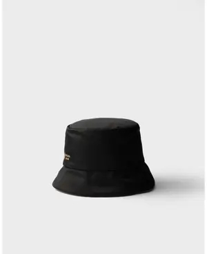 Prada Reversible Re-nylon And Camel-hair Bucket Hat