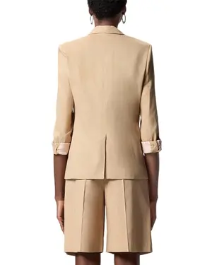 Pinko Freda Stretch Linen Blend Jacket
