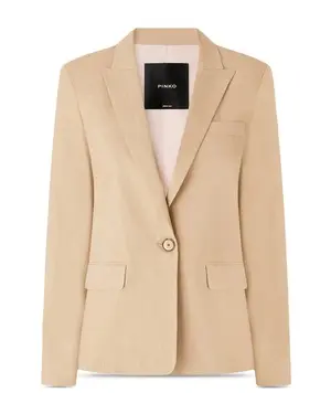 Pinko Freda Stretch Linen Blend Jacket