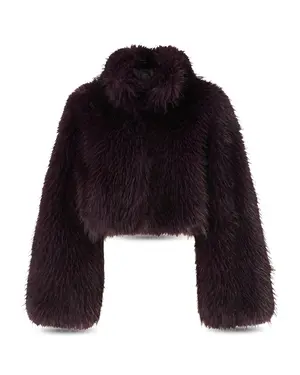 Pinko Gravina Faux Fur Jacket