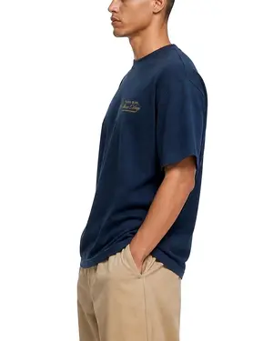 NANA JUDY Relaxed Fit Manoir Graphic Tee - Navy