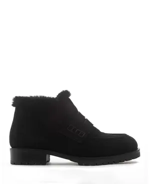 275 CENTRAL Zelia Fur Weatherproof Boot - Black