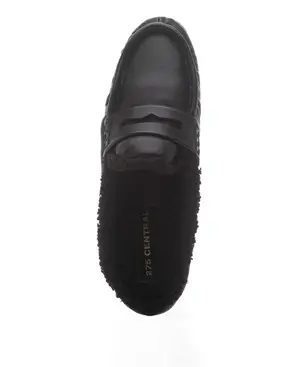 275 CENTRAL Vivien Fur Mule - Black