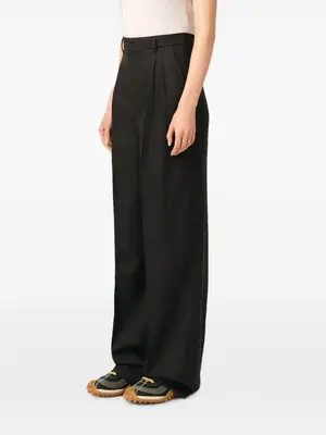 AMI Paris Wool High-waisted Trousers
