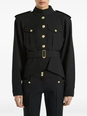 Balmain Wool Belted Jacket