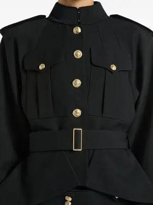 Balmain Wool Belted Jacket