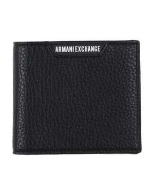 Armani Exchange Wallet Polyester - Black