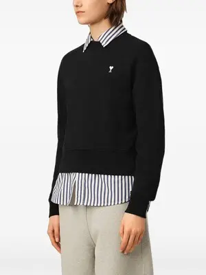 AMI Paris De Coeur Cotton Sweatshirt