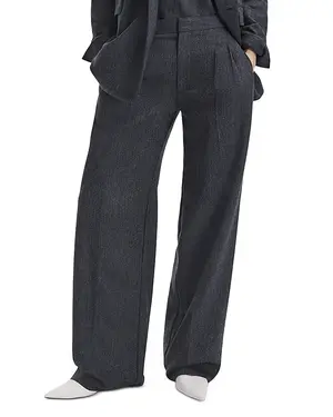 Rag & Bone Lawrence Tailored Wool & Cashmere Blend Pants - Charcoal Multi