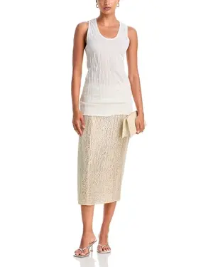 Rag & Bone Lili Beaded Midi Skirt