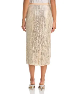 Rag & Bone Lili Beaded Midi Skirt