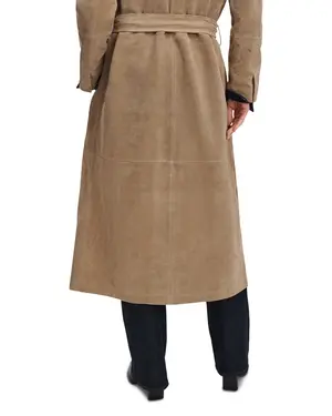 Rag & Bone Marlene Suede Trench Coat