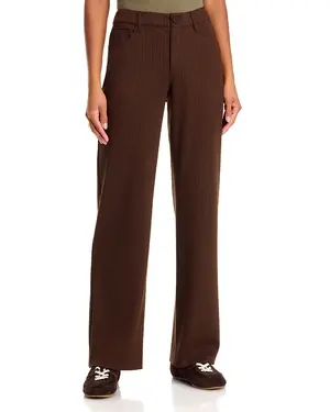Rag & Bone Cam Ponte Jacquard Pants - Brown Multi