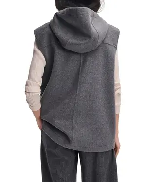 Rag & Bone Valerie Wool & Cashmere Blend Hooded Vest
