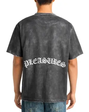 PLEASURES Spray Cotton Tee