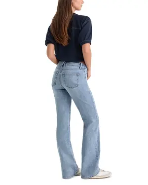Good American Good Low Rise Bootcut Jeans In Indigo1306