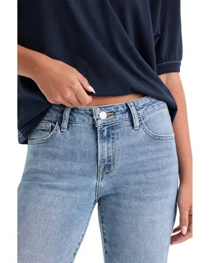 Good American Low Rise Bootcut Jeans