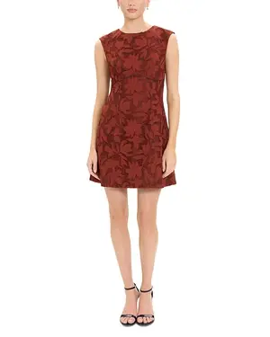 LUXELY Crochet Fit & Flare Mini Dress